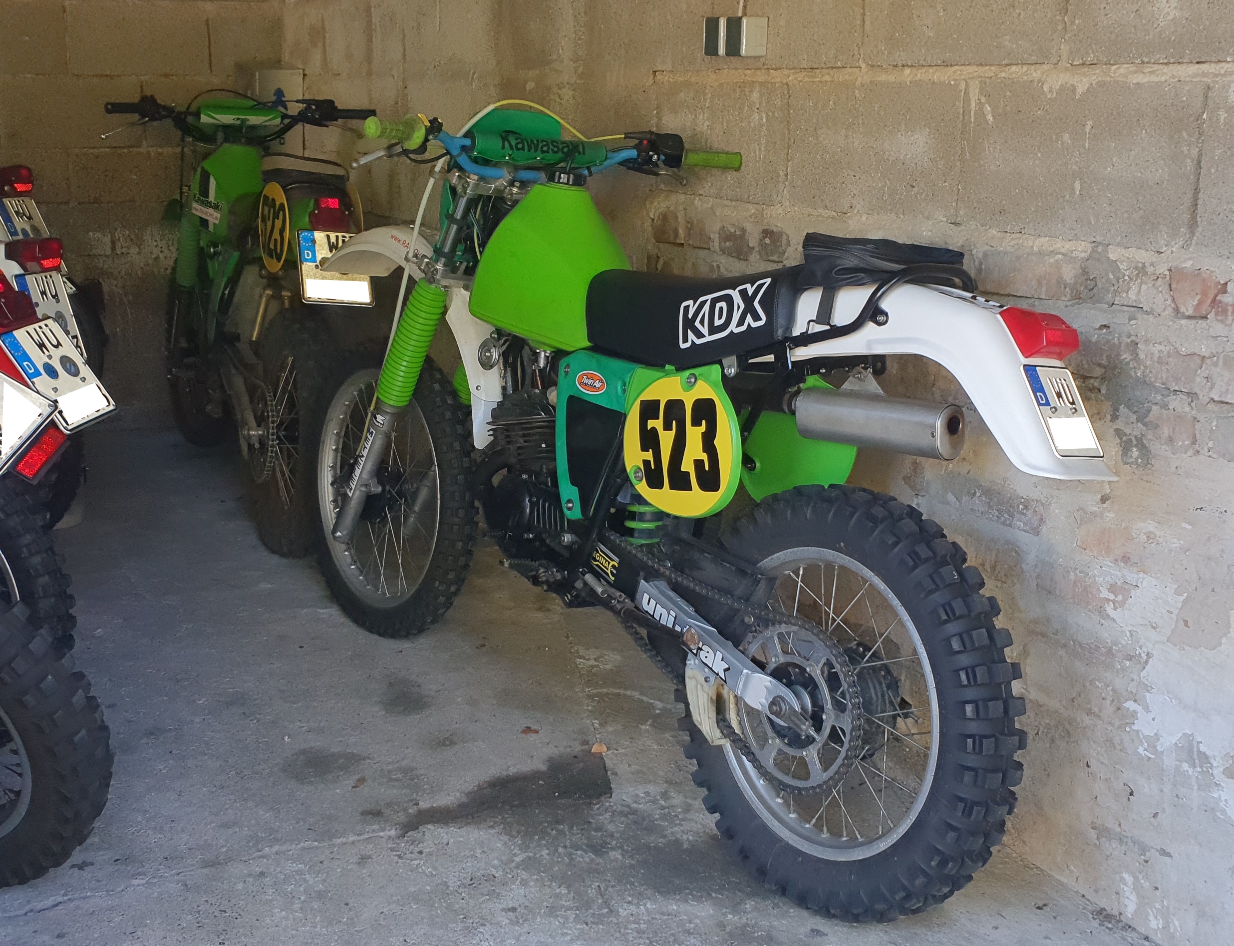 Kawasaki KDX 175 B Cross-Fahrwerk (1982) - Enduro-Classic